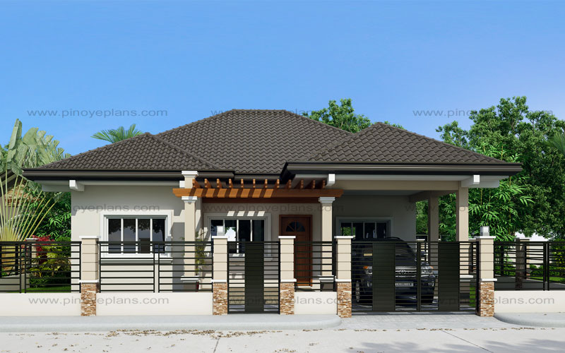 Functional House Plans with Porches - Pinoy House Designs
