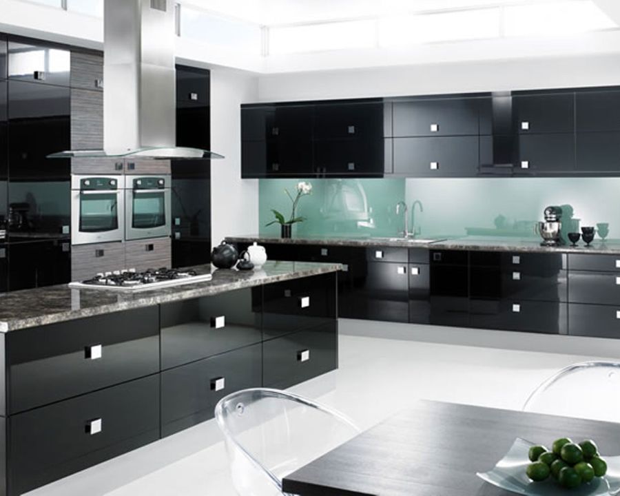 Magnetic Black Kitchen Cabinets - Pinoy House Designs