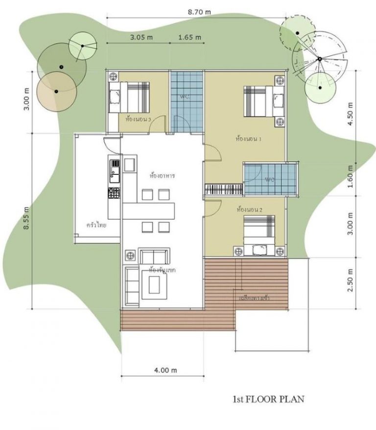 Contemporary Country Home Plan with Wooden Wall Cladding - Pinoy House ...