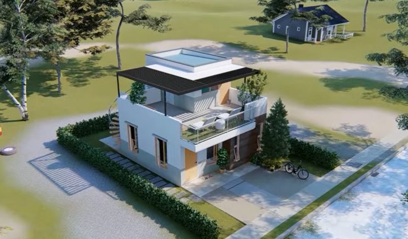 Modern House With Roof Deck Modern House With Roof Deck