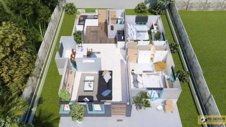 One Storey Home Design with Well-Organized Interior - Pinoy House Designs