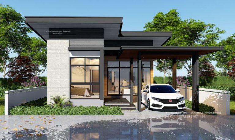 Single-Storey Home Design with Modern Touch - Pinoy House Designs