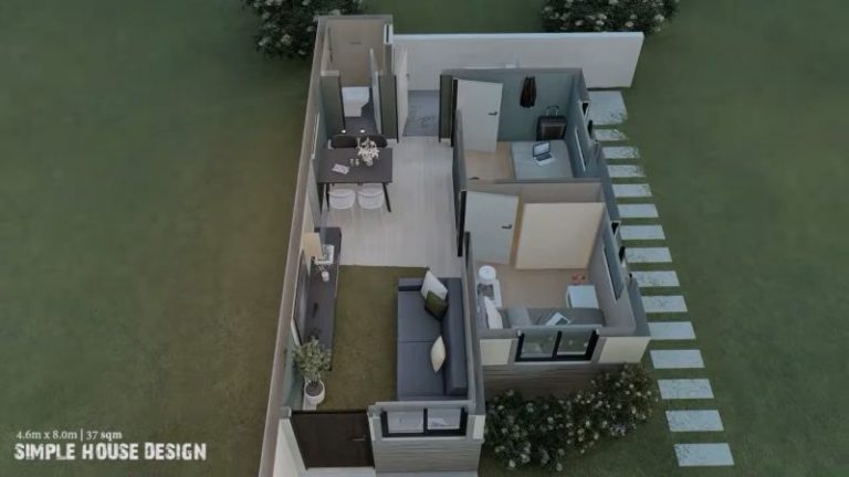 Simple but Elegant Bungalow House with a Firewall - Pinoy House Designs