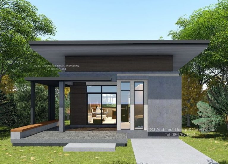 Small Modern Resort House Design - Pinoy House Designs