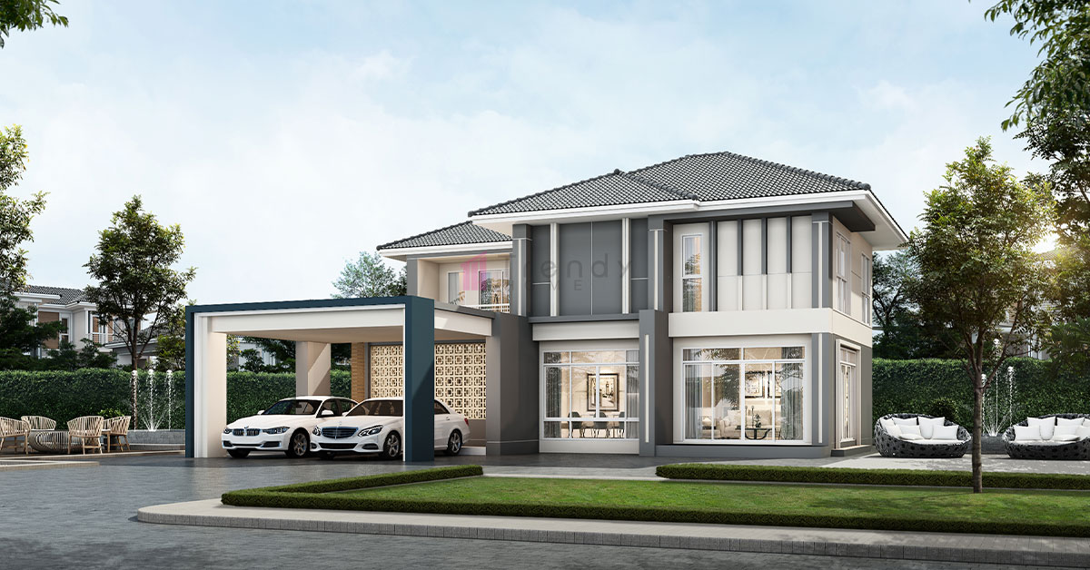Magnificent Two-Storey House Plan with Superb Glass Facade - Pinoy ...