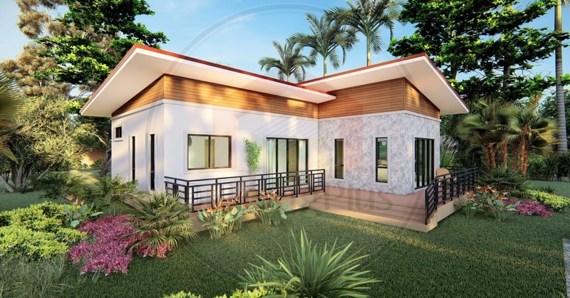 Modern Three-Bedroom Home Design with Brimming Courtyard - Pinoy House ...