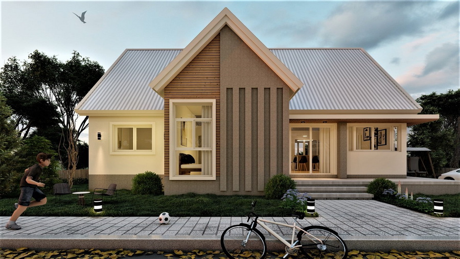 Single-Storey Family Home Plan with a Nordic Structure - Pinoy House ...