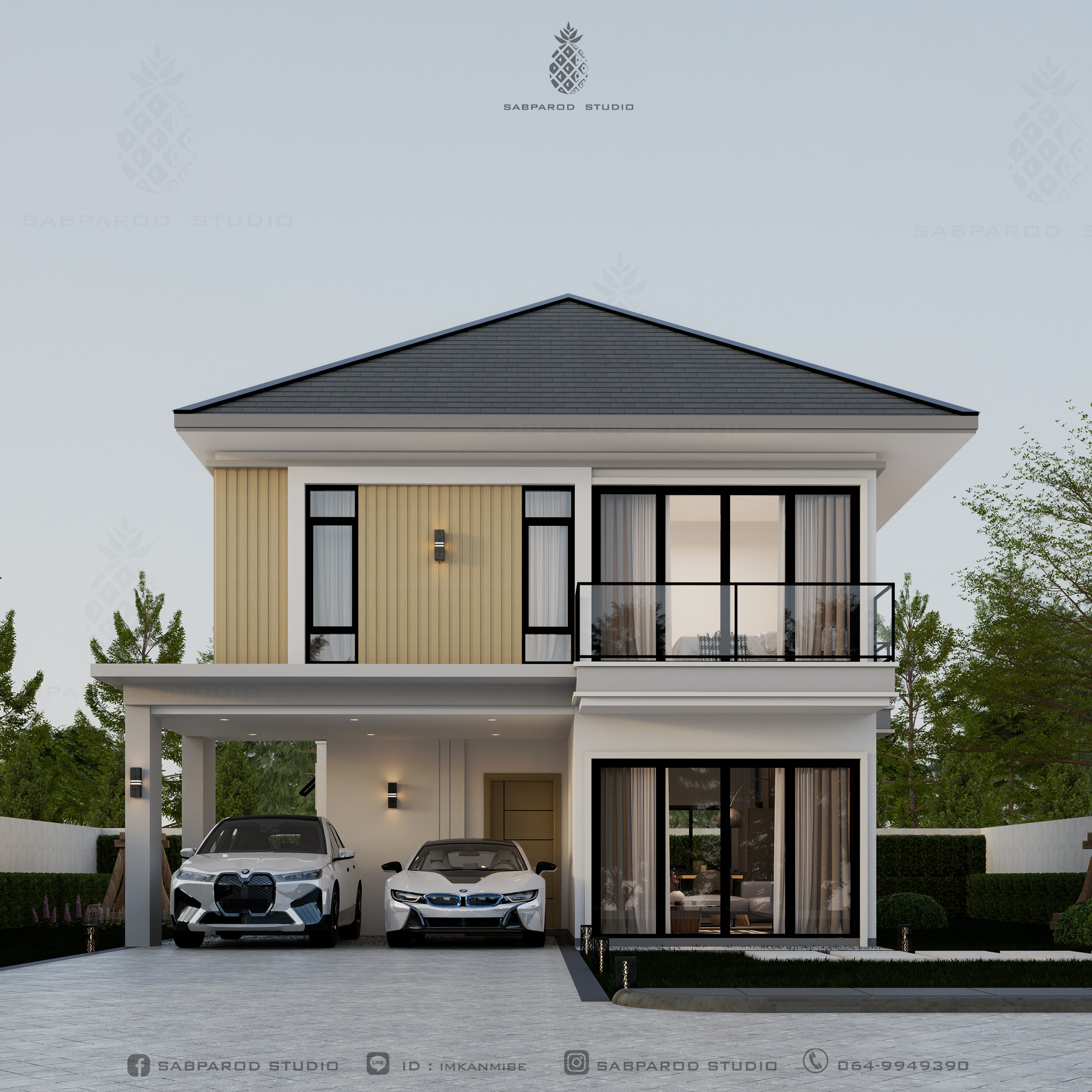 Magnificent Two-Storey Home Design with Superb Glass Elements - Pinoy ...