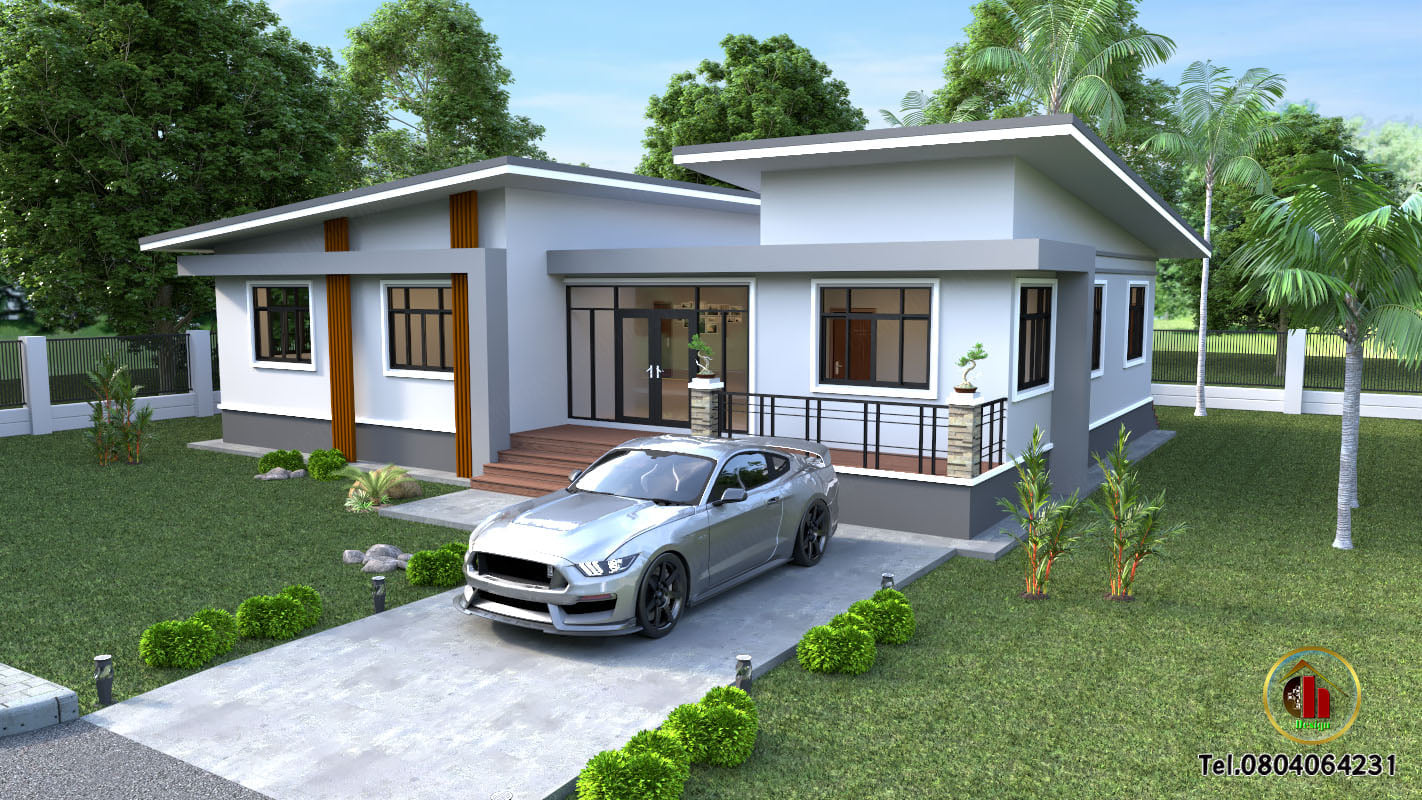 Splendid Modern Home Design with Dazzling Courtyard - Pinoy House Designs