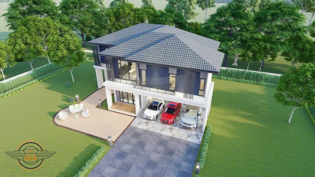Stately Tropical Classic House with Regal Glass Facade - Pinoy House ...